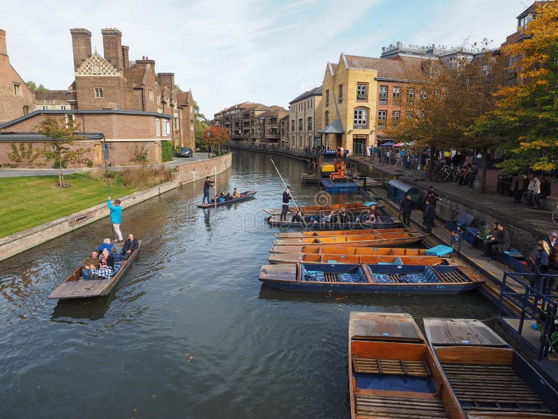 Came Do Rio Que Punting Em Cambridge Foto de Stock Editorial - Imagem ...