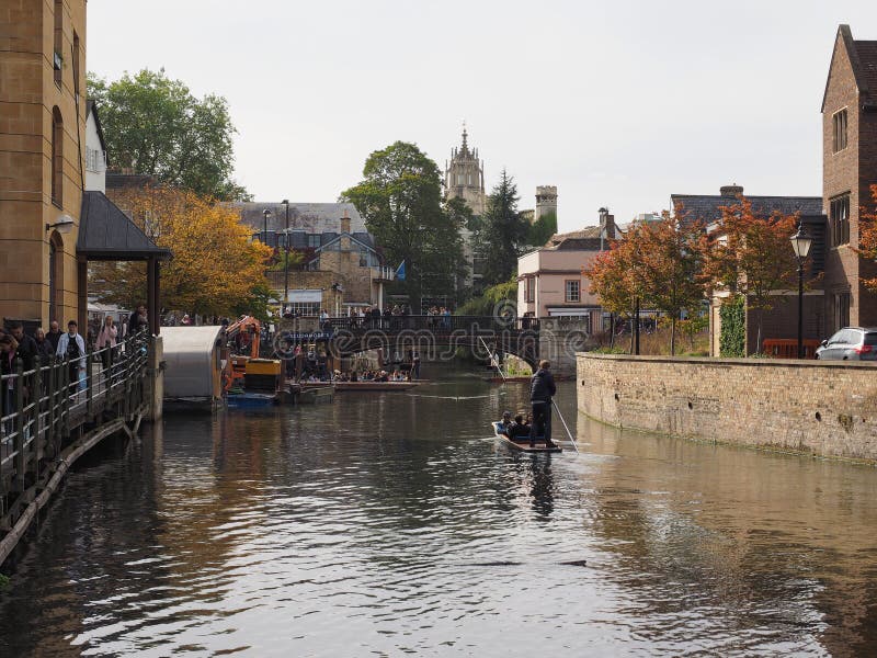 Came Do Rio Que Punting Em Cambridge Imagem Editorial - Imagem de reino ...