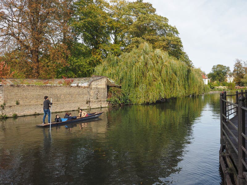 Came Do Rio Que Punting Em Cambridge Fotografia Editorial - Imagem de ...