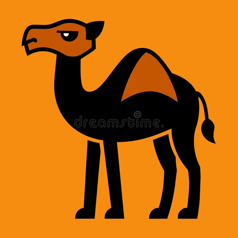 Camel Angry Icon Vector Illustration Stock Vector - Illustration of ...