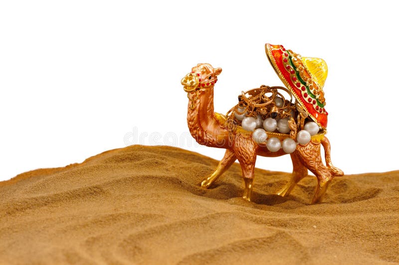 Gold camel stock photo. Image of jewel, diamond, expensive - 23469752