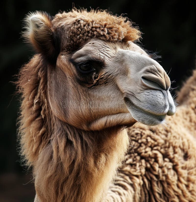 A camel with brown hair stock photo. Image of natural - 303226066
