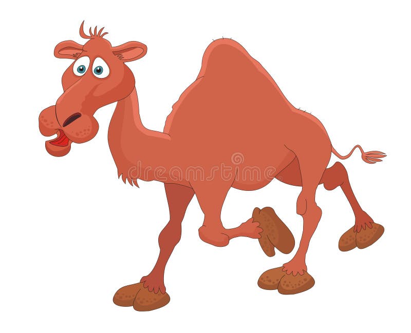 Camel Cartoon Vector Illustration Stock Vector - Illustration of crazy ...