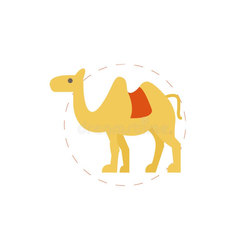 Camel Clipart. Camel Isolated Flat Vector Clipart Stock Vector ...