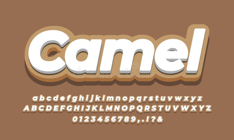Camel Typography Stock Illustrations – 643 Camel Typography Stock ...