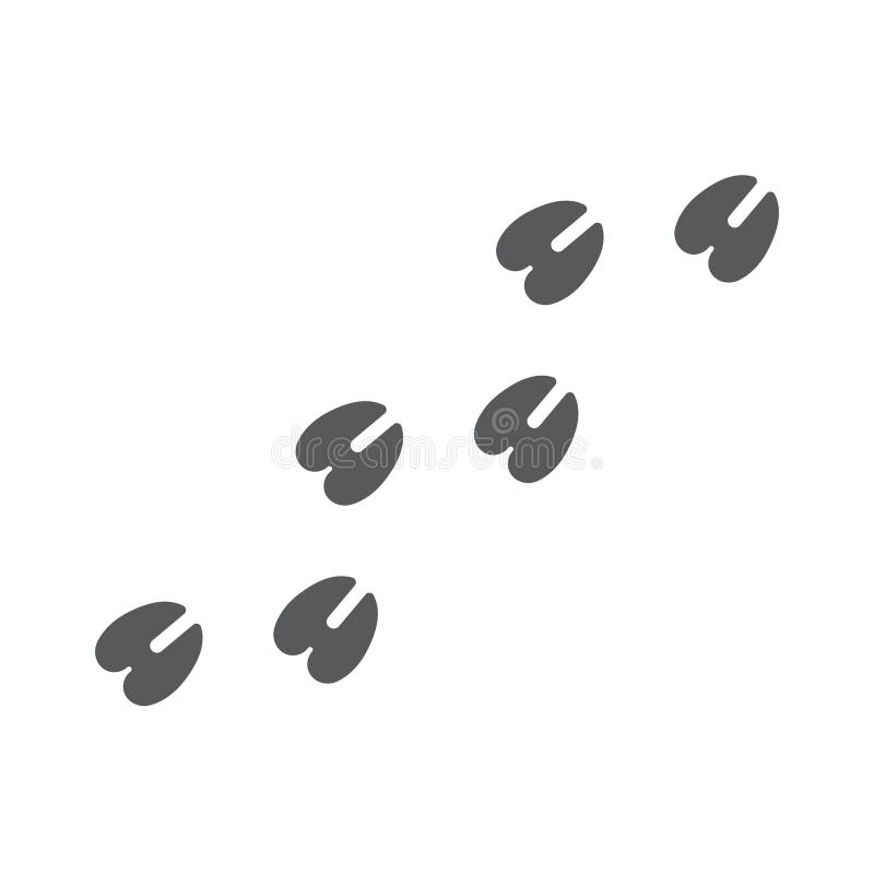 Camel Hoof Print Clip Art