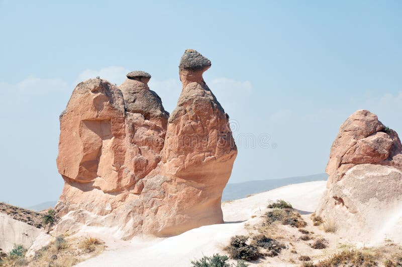 Camel Formation in Devrent Valley, Cappadocia, Turkey Stock Image ...
