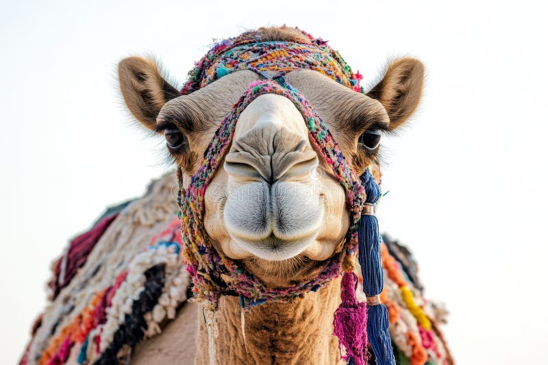 Camel Front View Isolated White Background Stock Photos - Free ...