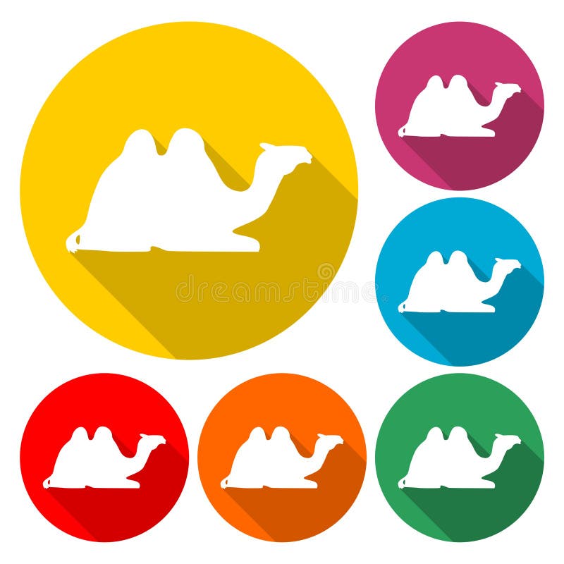 Camel Icon Flat Graphic Design - Illustration Stock Vector ...