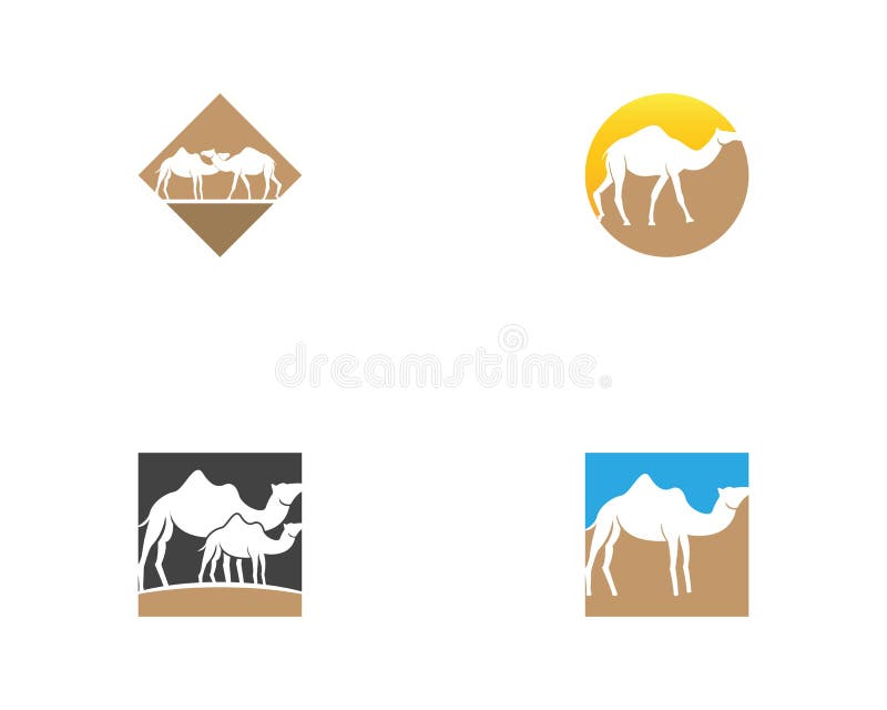 Camel Icon Logo Design Vector Illustration Stock Vector - Illustration ...