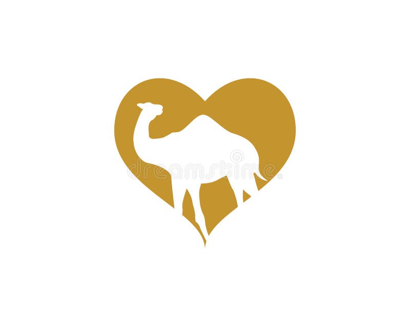 Camel Icon Logo Template Design Stock Vector - Illustration of journey ...