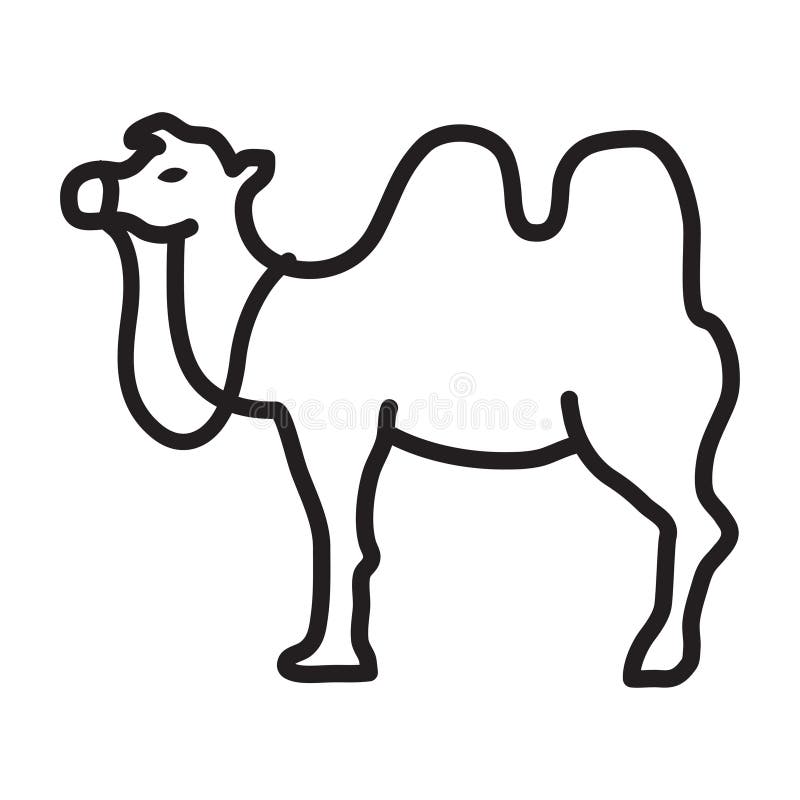 Camel Icon Vector Design Template Basic RGB Stock Illustration ...