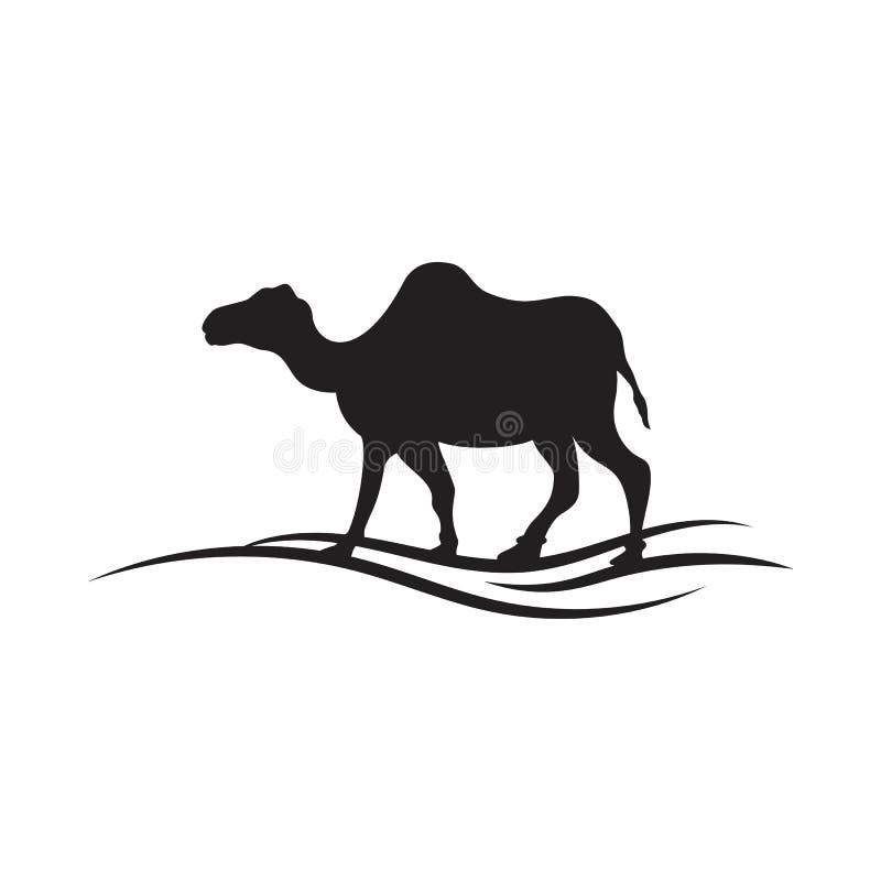 Camel Icon Vector Illustration Stock Vector - Illustration of shape ...