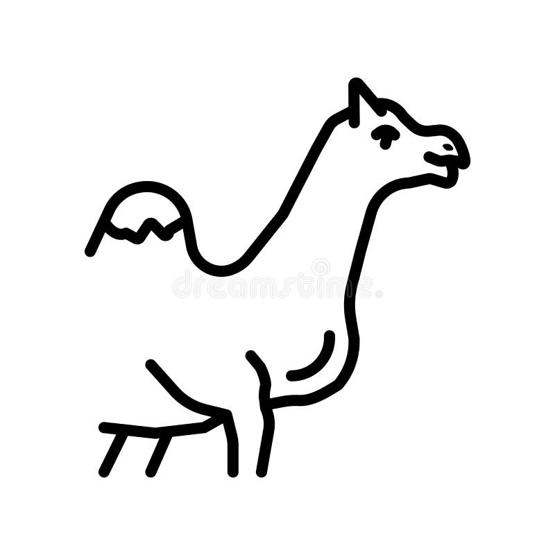 Camel Icon Vector Isolated on White Background, Camel Sign Stock Vector ...