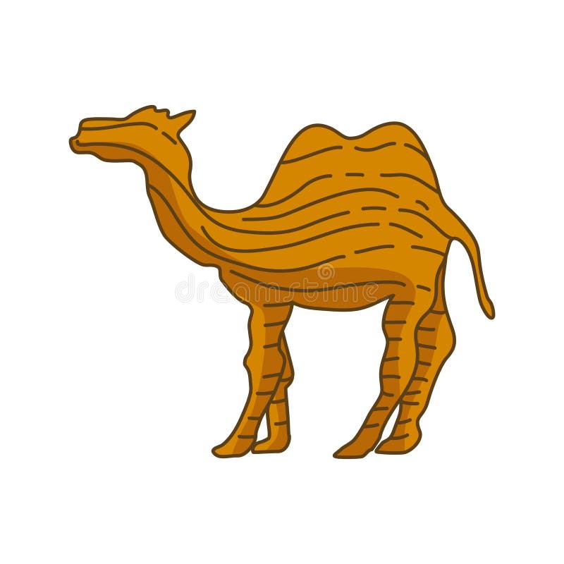 Camel Illustration Animal Vector Design Stock Vector - Illustration of ...