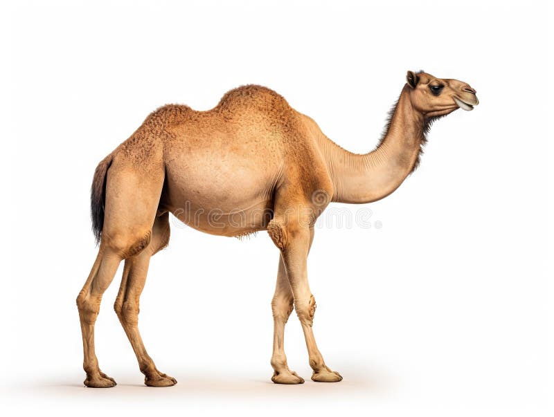 Camel isolated white stock illustration. Illustration of generative ...