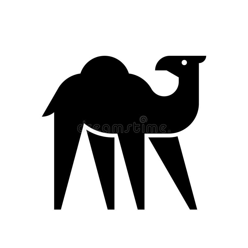 Camel Logo stock vector. Illustration of wild, sketch - 388321356