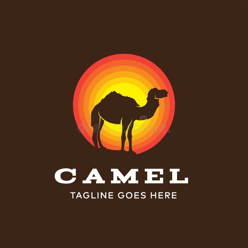 Camel Logo Design Template stock vector. Illustration of abstract ...