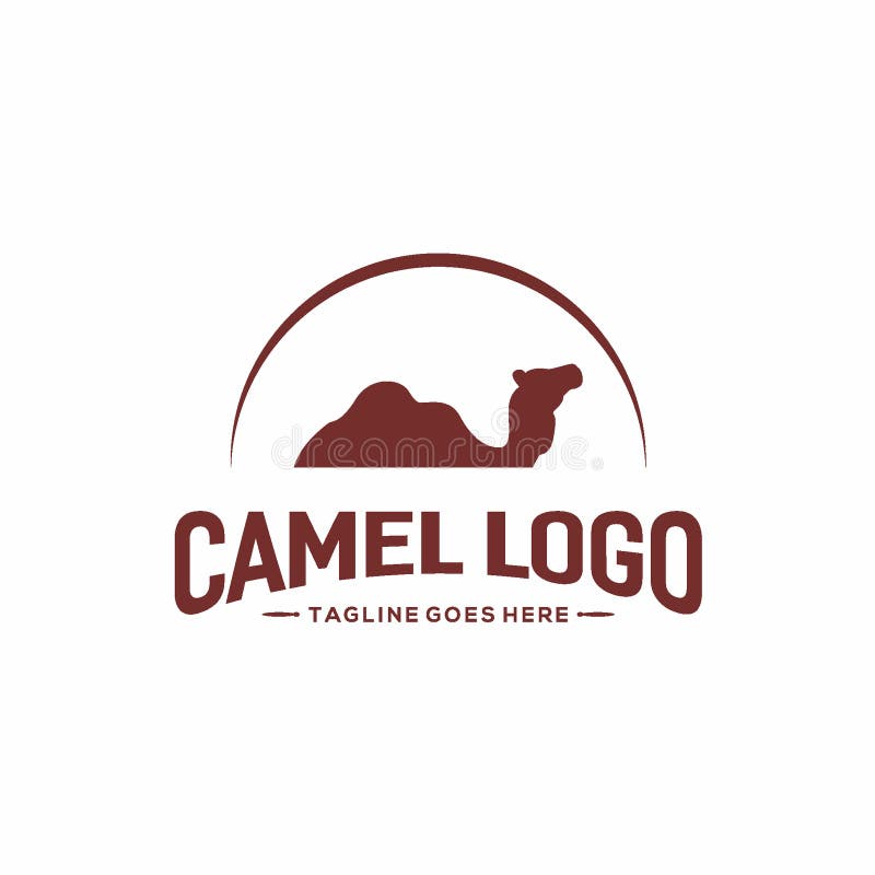 Shield Camel Logo Vector Template for Animal Logo Stock Vector ...