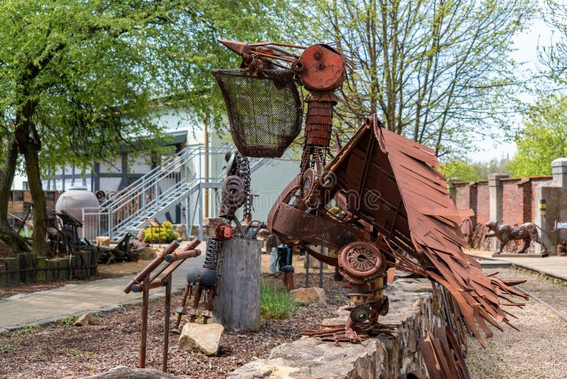 Camel Made from Old Scrap Metal Editorial Photography - Image of ...