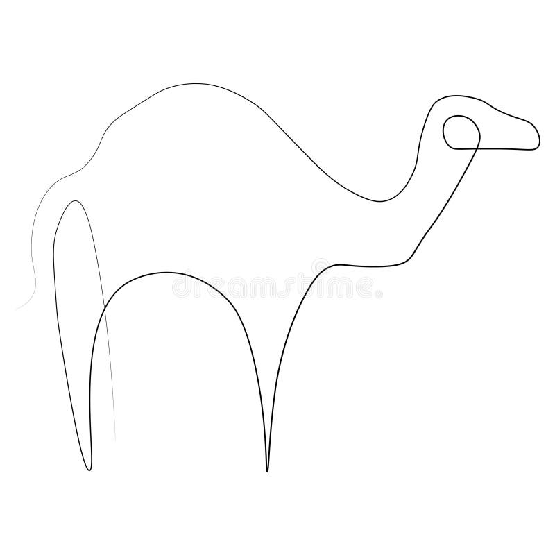 Camel One Line Stock Illustrations – 390 Camel One Line Stock ...