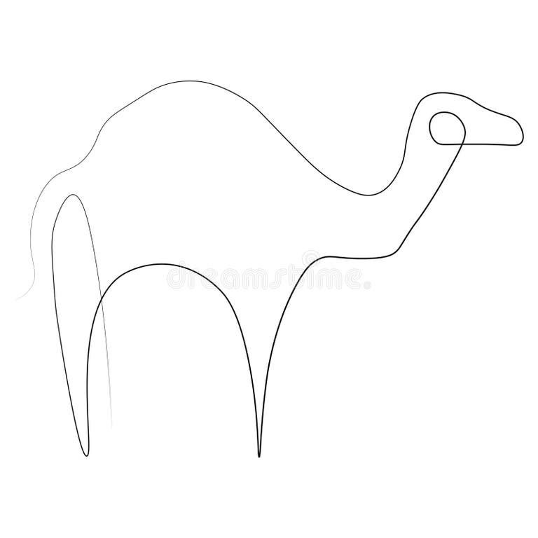Camel One Line Stock Illustrations – 390 Camel One Line Stock ...