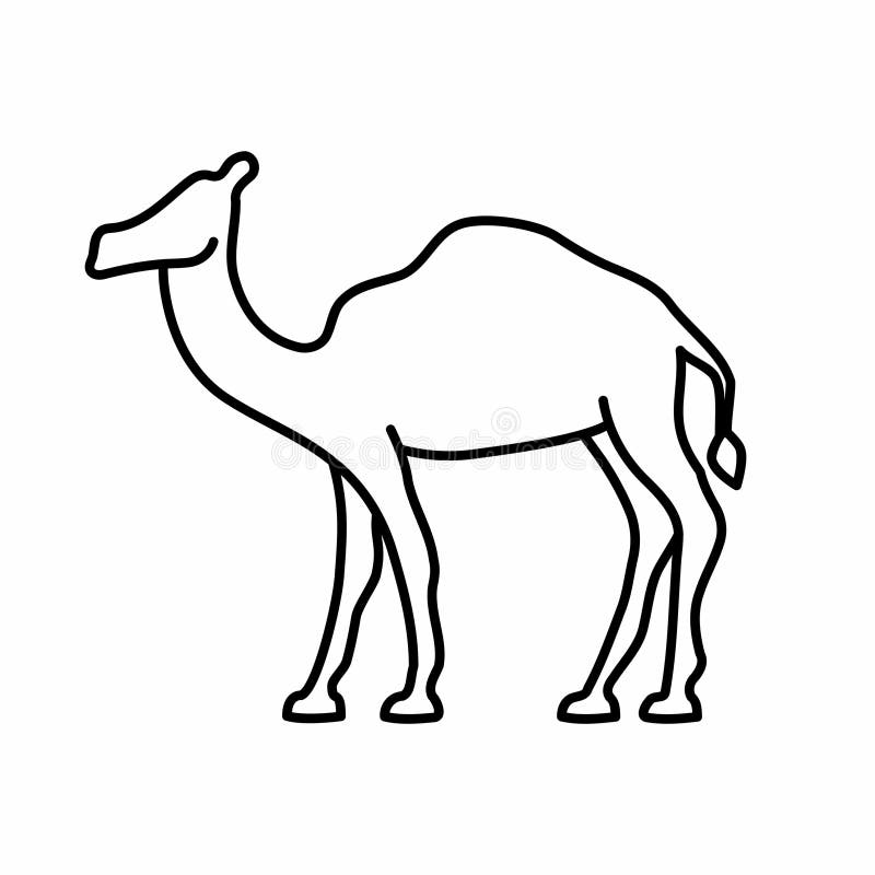 Camel Outline Stock Illustrations – 4,333 Camel Outline Stock ...