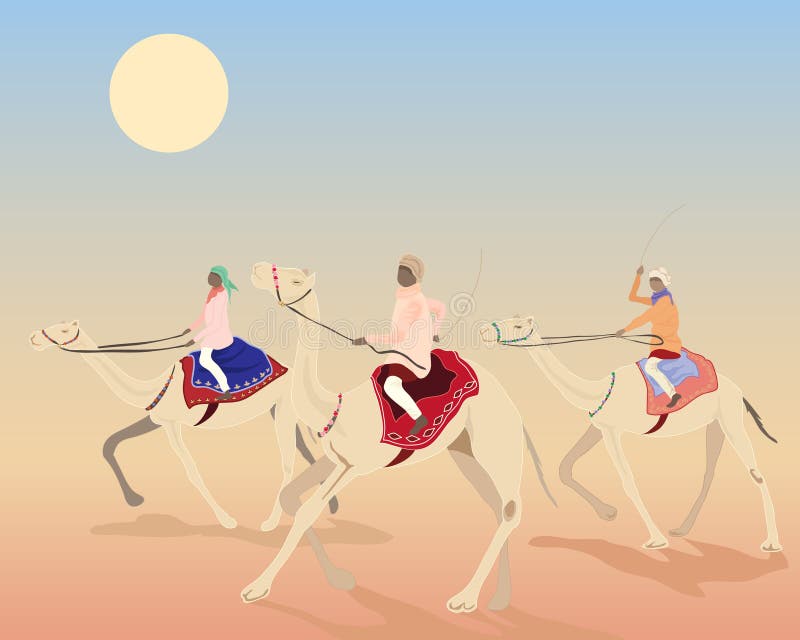 Camel Race Stock Illustrations – 250 Camel Race Stock Illustrations ...