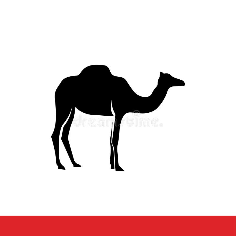 Camel for Riding in the Desert, Vector Icon Stock Vector - Illustration ...