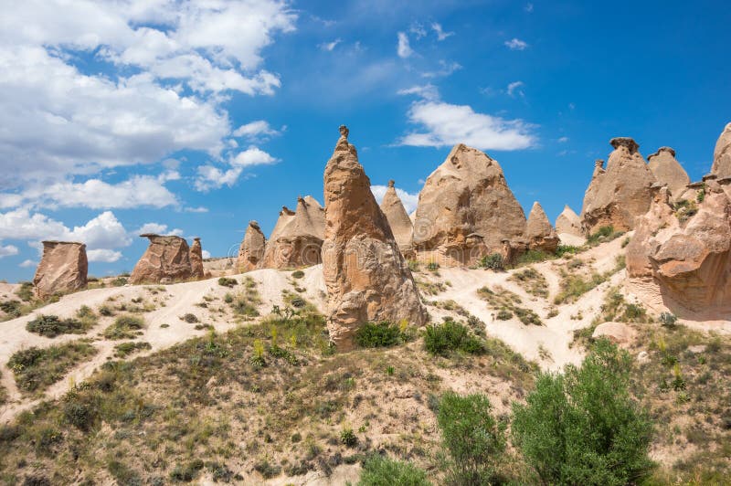 Camel rock in Cappadocia stock image. Image of cappadocia - 91910661