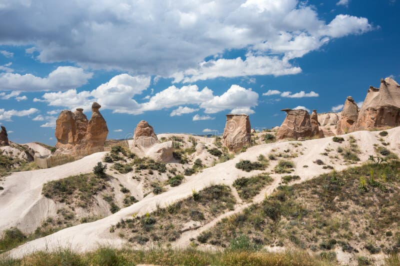 Camel rock in Cappadocia stock photo. Image of tuff, tourism - 91910804