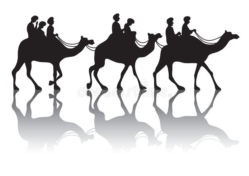 Camel s caravan stock vector. Illustration of arabian - 38878621