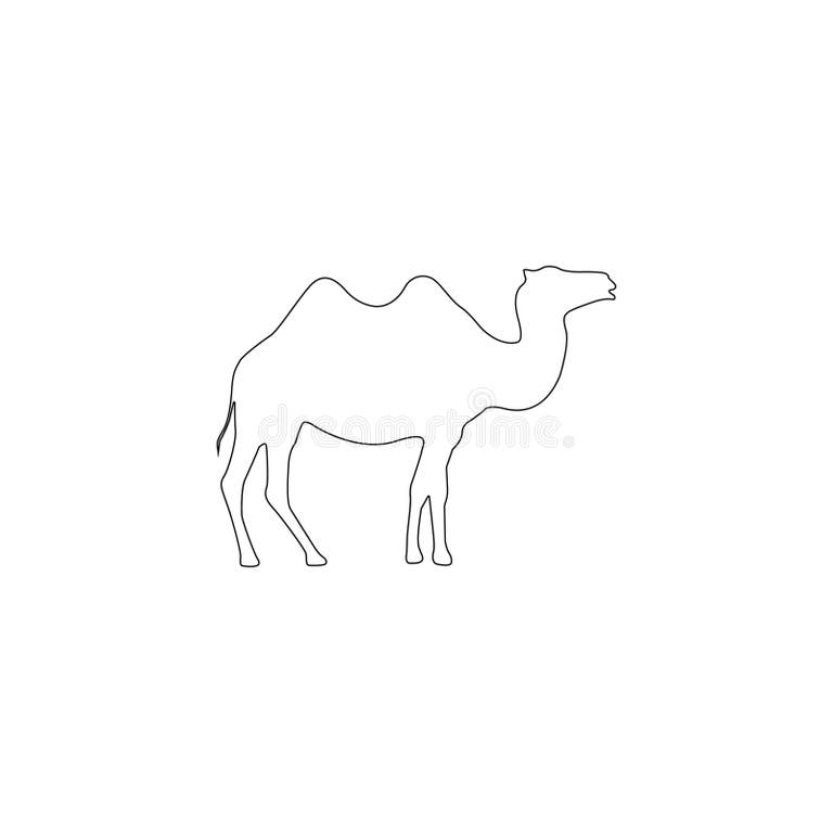 Camel. flat vector icon stock vector. Illustration of arabic - 149669505