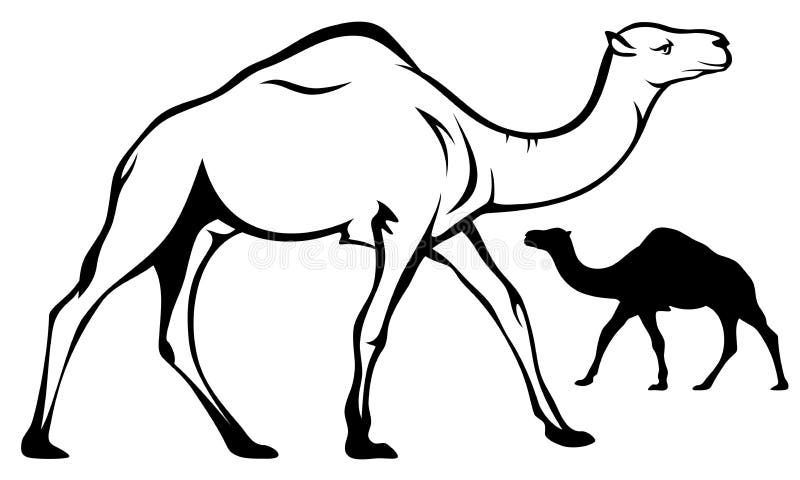 Camel Outline Stock Illustrations – 6,361 Camel Outline Stock ...