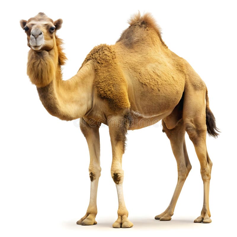 Camel on white background stock illustration. Illustration of islam ...