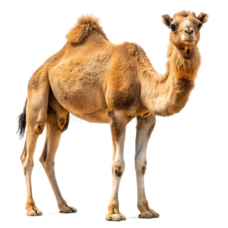 Camel on white background stock illustration. Illustration of camel ...