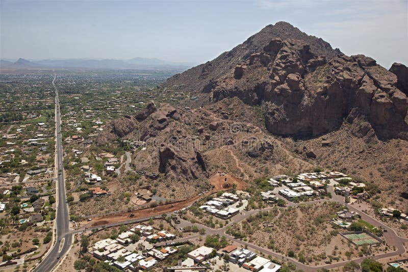 Camelback Mountain stock photo. Image of scottsdale, rocks - 32156636