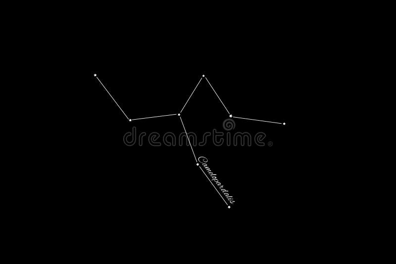 Camelopardalis Constellation, Cluster of Stars, Giraffe Constellation ...