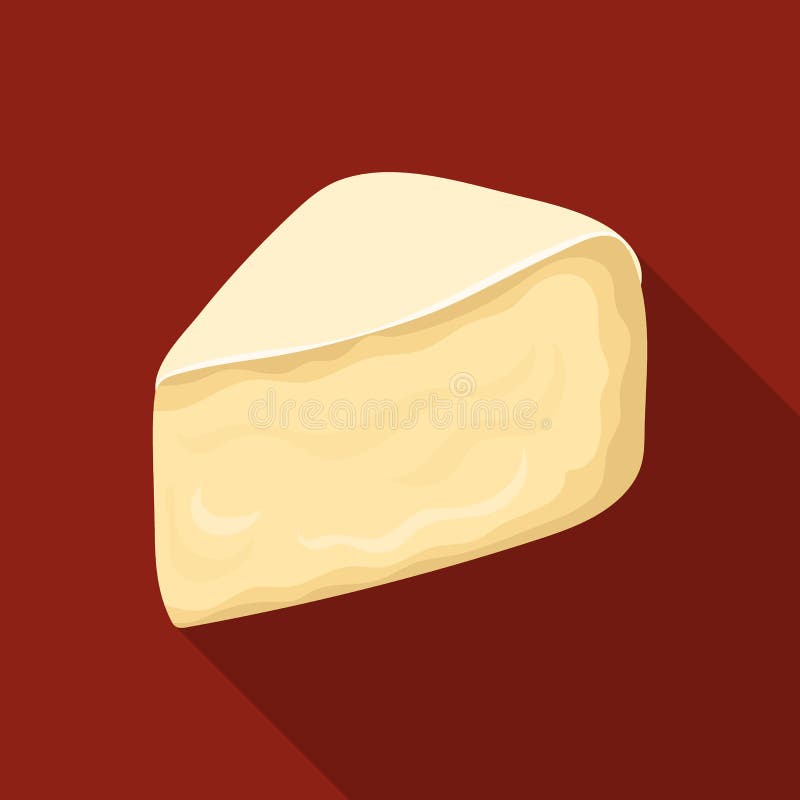 Camembert.Different Kinds of Cheese Single Icon in Cartoon Style Vector ...