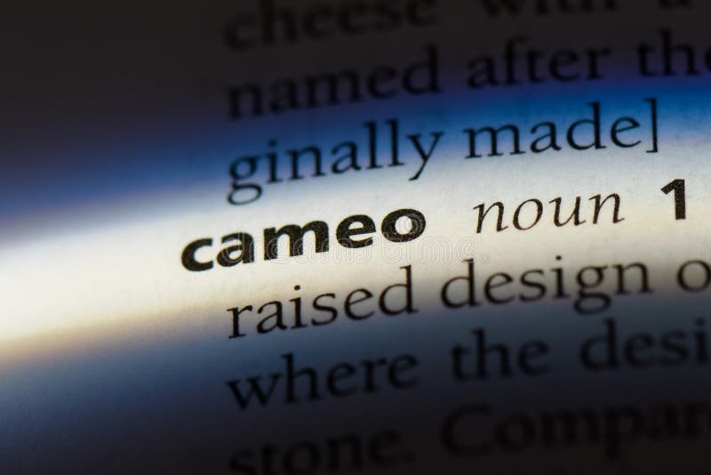 Cameo stock image. Image of info, page, cameo, definition - 114405753