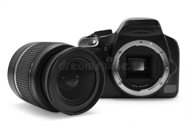 Digital Camera with Copy Space Stock Photo - Image of dslr, copy: 29073236