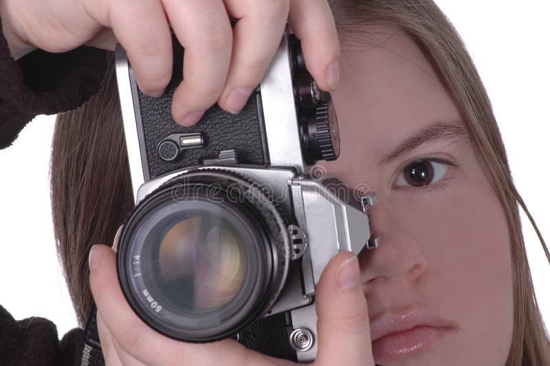 Camera 3 stock photo. Image of concentration, face, intent - 1749490