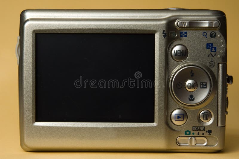 Compact Digital Camera, Empty Display Stock Image - Image of cameras ...