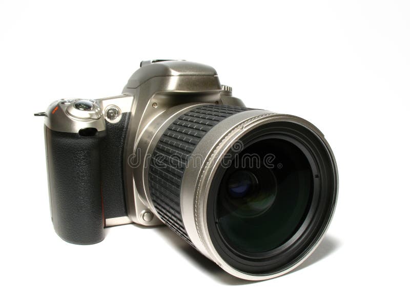 Camera stock image. Image of modern, detail, silver, single - 6294759