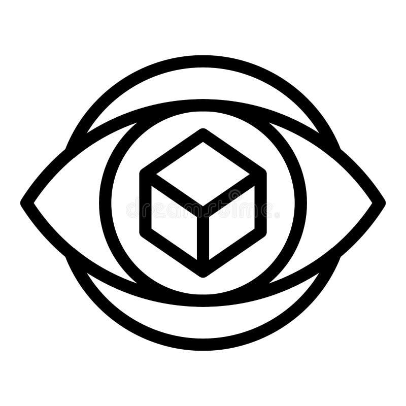 Camera Angle Icon Outline Vector. Virtual Tour Stock Vector ...