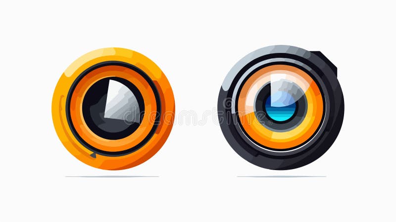 Camera Aperture and Cursor stock vector. Illustration of design - 345278933