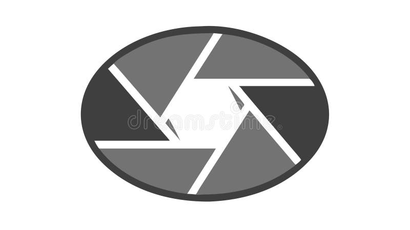 Camera Aperture Shutter Icon Photo, Vector Design Generative AI Stock ...