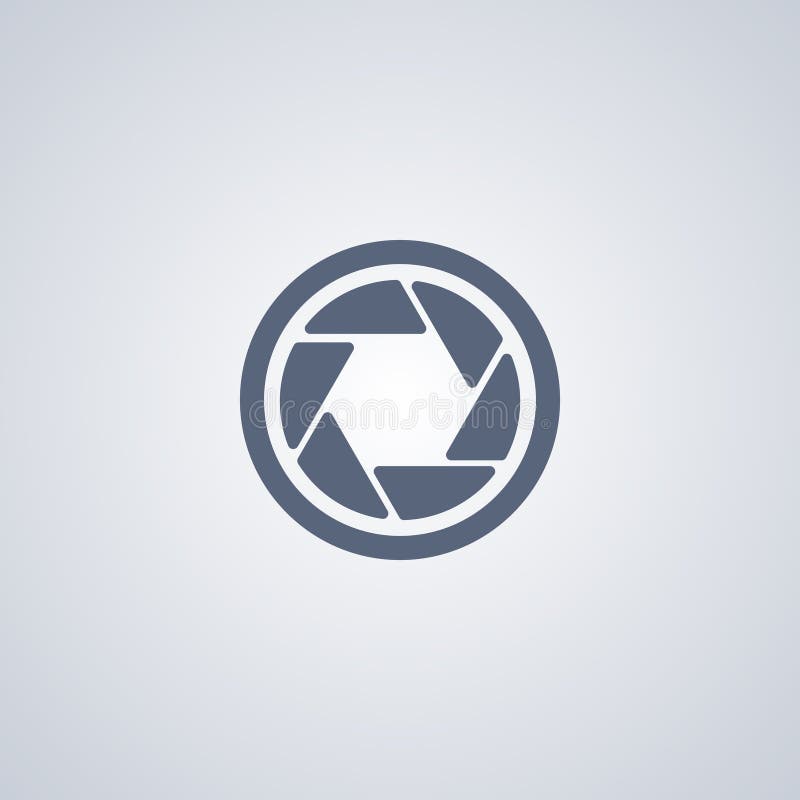 Camera Aperture Icons. Shutter Icons Stock Vector - Illustration of ...