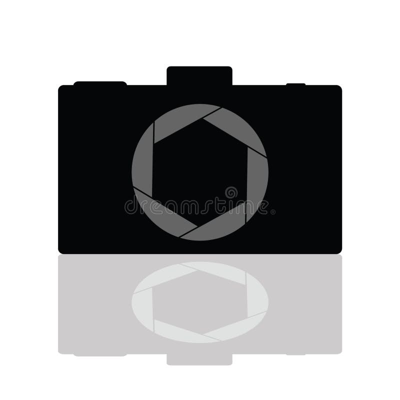 Camera Aperture Vector Illustration Stock Vector - Illustration of ...