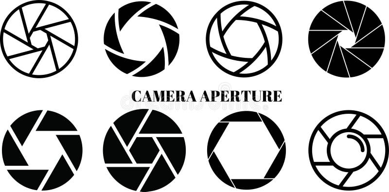 Camera Aperture stock illustration. Illustration of diagram - 269416192